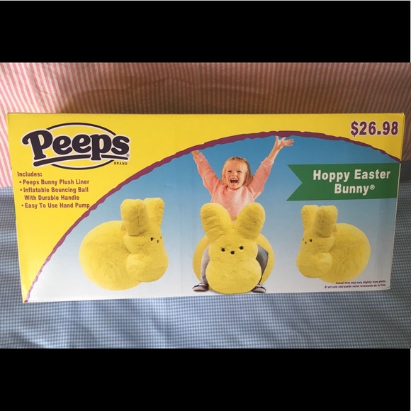Peeps | Toys | Peeps Hoppy Easter Bunny Peeps Plush Inflatable Bunny ...